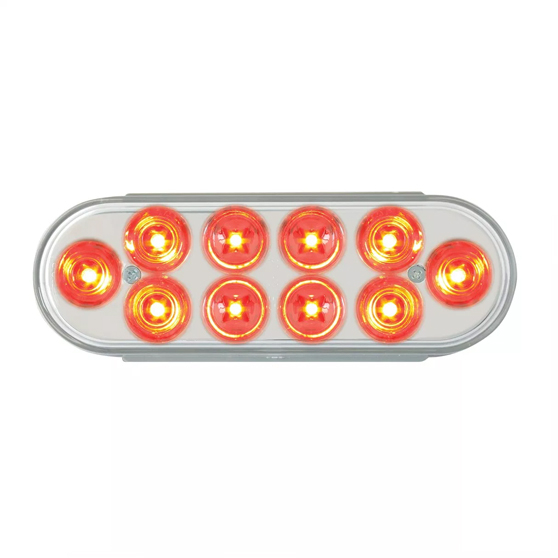Buy Oval Mega 10+ LED Light with Stainless Steel Bezel Online