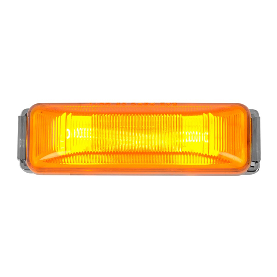 Buy Medium Rectangular 2-Bulb Marker Light with Chrome Rim
