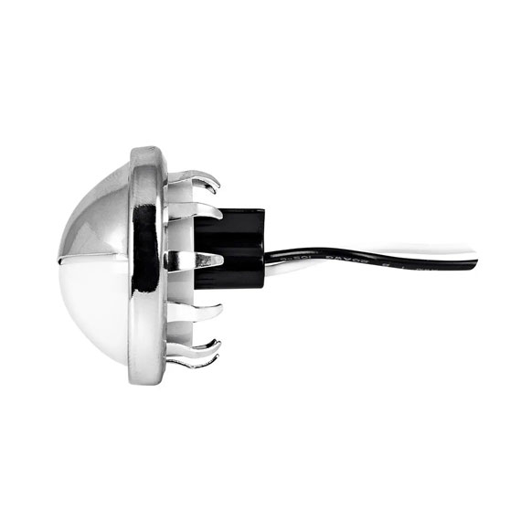 Buy 12V Round LED License Plate Light - Big Rig Chrome Shop