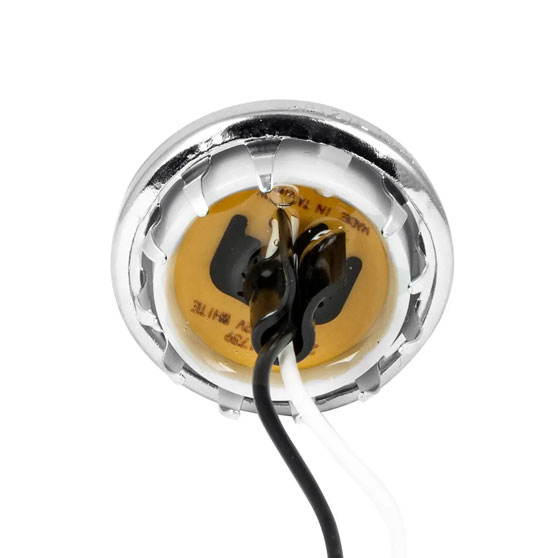 Buy 12V Round LED License Plate Light - Big Rig Chrome Shop