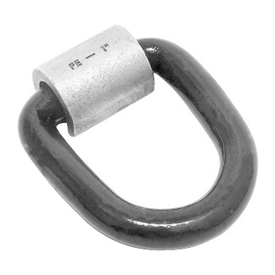 Secure Your Semi Truck: Tie Down D-Ring with 2 Step Folding Steps