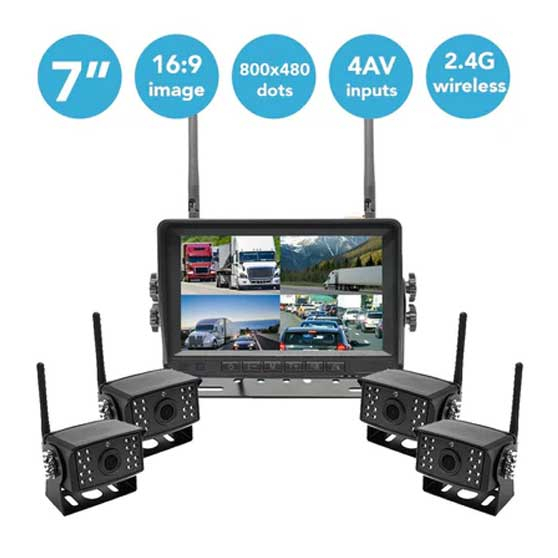 Buy Heavy Duty Wireless 2-Camera System | Big Rig Chrome Shop