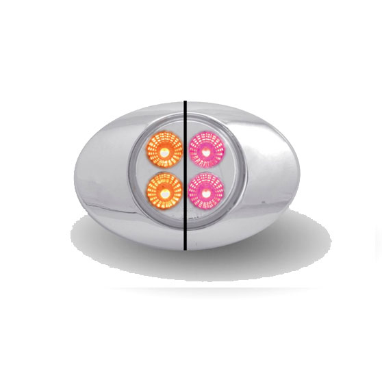 Buy 4-Diode M3 Dual Revolution Amber to Pink LED Light - Big Rig