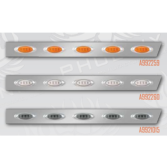Peterbilt 379/388/389 Hood Cab Panels w/LED Lights (1987-2010) 6"