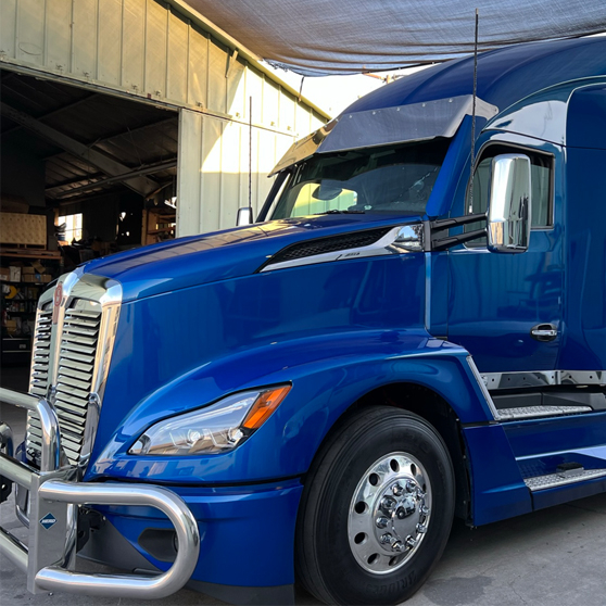 Buy Kenworth T680 15-Inch Drop Visor - Big Rig Chrome Shop