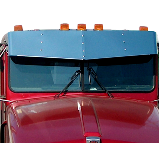 Buy V-Style Visor for Kenworth T600/T800 - Big Rig Chrome Shop