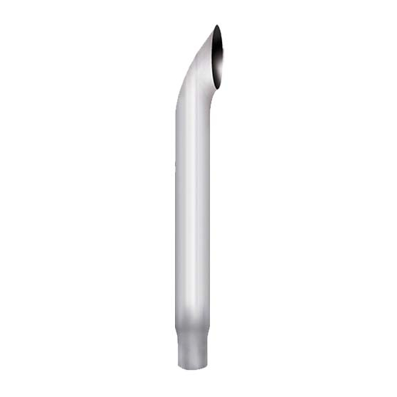 7" to 5" Chrome West Coast Turnout Exhaust Stack - Made in USA