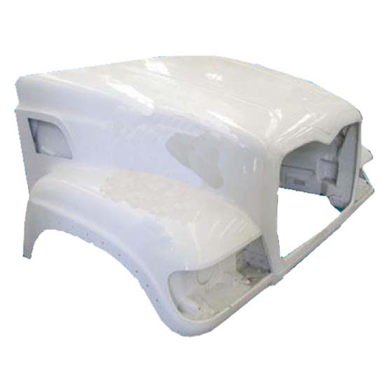 Fiberglass Hood for Mack Granite CV713 with Set Forward Axle