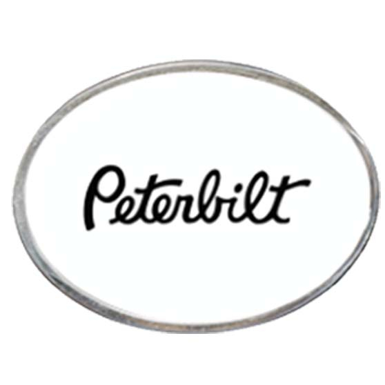 Stylish Oval Pete Logo Belt Buckle Multiple Colors Available
