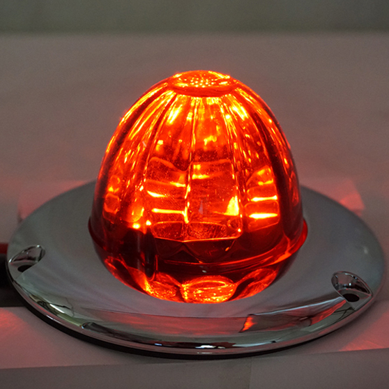 Legendary 3.5" Watermelon LED Light with Glass Lens & Bezel Flat