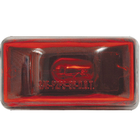 Red Stud Mount Marker Light with Stainless Steel Base - Shop Now