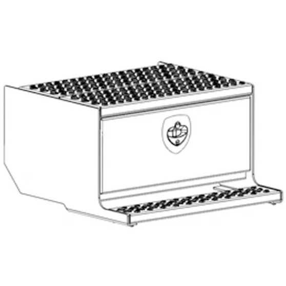 Buy Polished Aluminum Cab Entry Box - Big Rig Chrome Shop