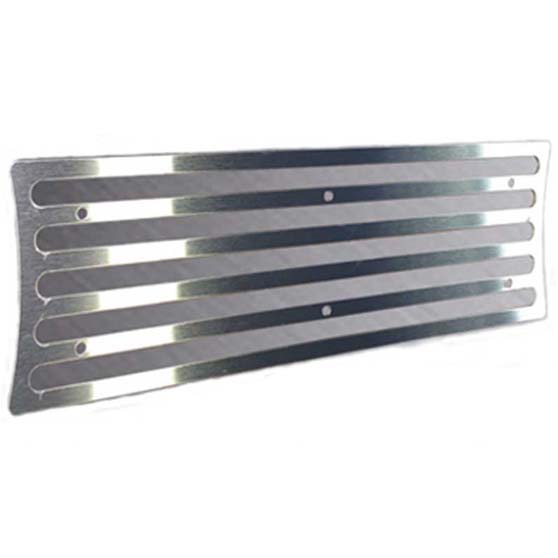 Buy 4x20 Inch Rectangle Step Plate Insert - Big Rig Chrome Shop