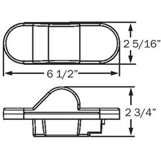 Buy 6-Inch Oval Amber Turn Signal Kit with Grommet & Pigtail