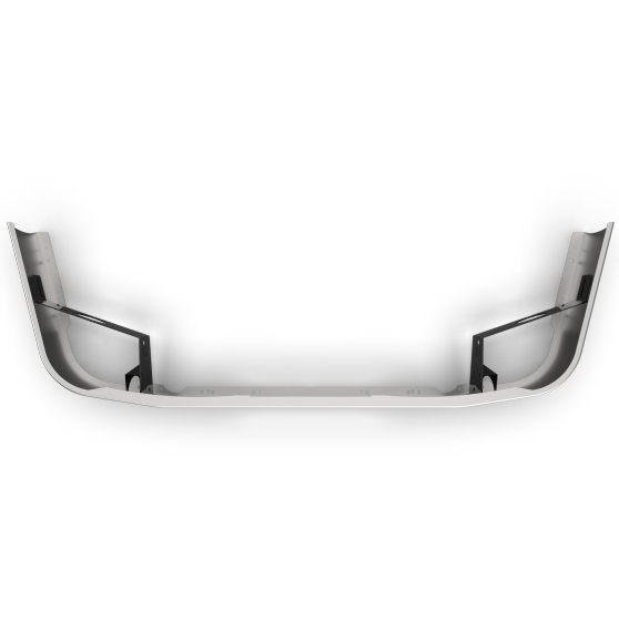 18" Stainless Steel Back Axle Bumper for Volvo - Big Rig Chrome