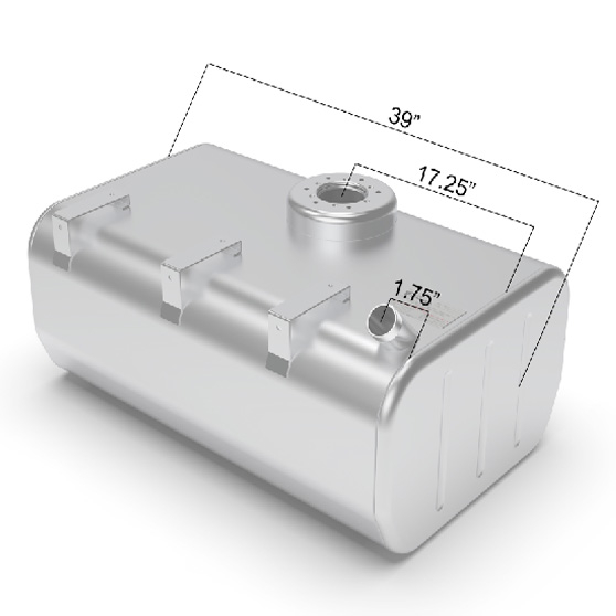 Buy 54-Gallon Tapered Fuel Tank with Step Brackets - Driver Side