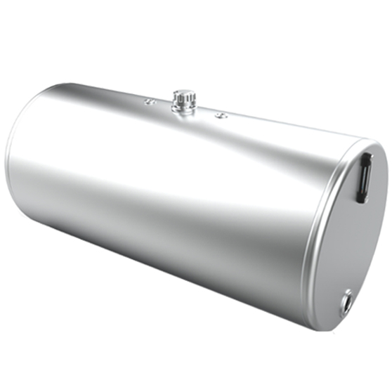 100 Gallon Aluminum Saddlemount Hydraulic Tank with Bottom Ports