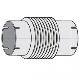 Stainless Steel Bellows for Semi Trucks - Zinc Plated Clamp