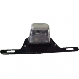 Buy Steel License Plate Bracket with Light - Big Rig Chrome Shop