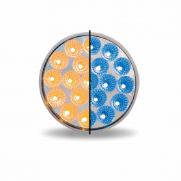 Buy 4in Dual Revolution Amber to Blue LED Marker Light