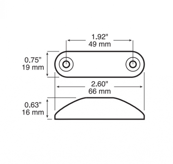 Buy Mini LED Clearance & Side Marker Lights | Big Rig Chrome Shop