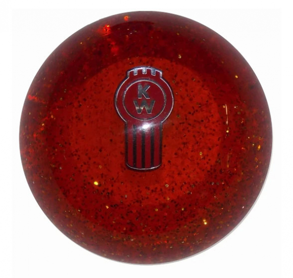Buy Kenworth Orange Glitter Shift Knob | Twisted Shifterz