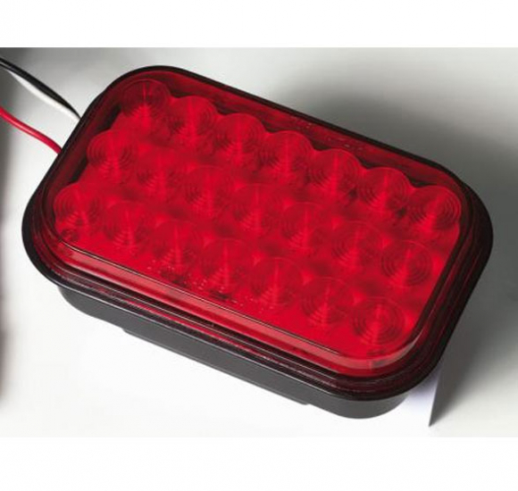 Buy Two-Piece Rear Light Bar with Red LED Lights Rectangular