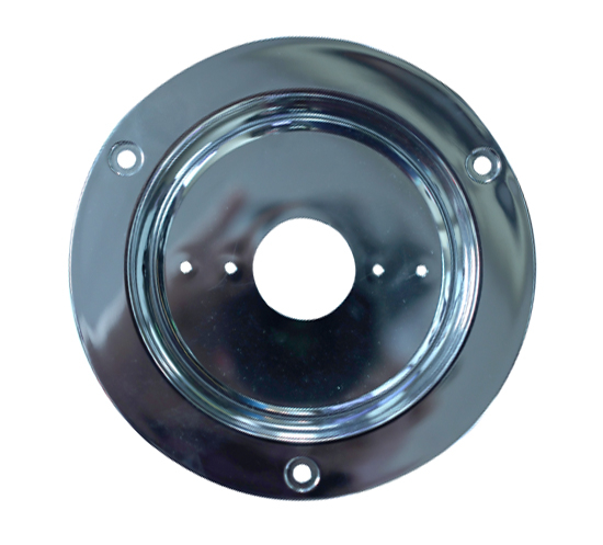 Chrome Plastic Watermelon 4-Light Housing Conversion Plate