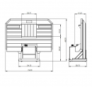 76 Inch Semi Truck Headache Rack & Hydraulic Tank Combo